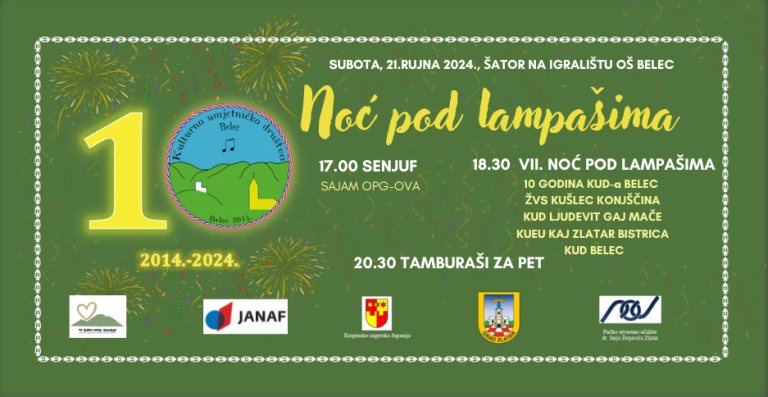 Noć pod lampašima 2024 – KUD Belec